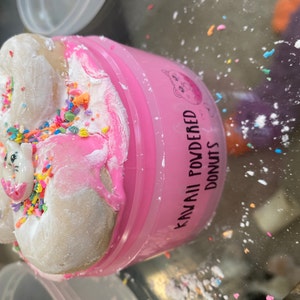 Kawaii Donuts, DIY Slime, Thick Glossy Slime, Clay Slime, Doughnut ...