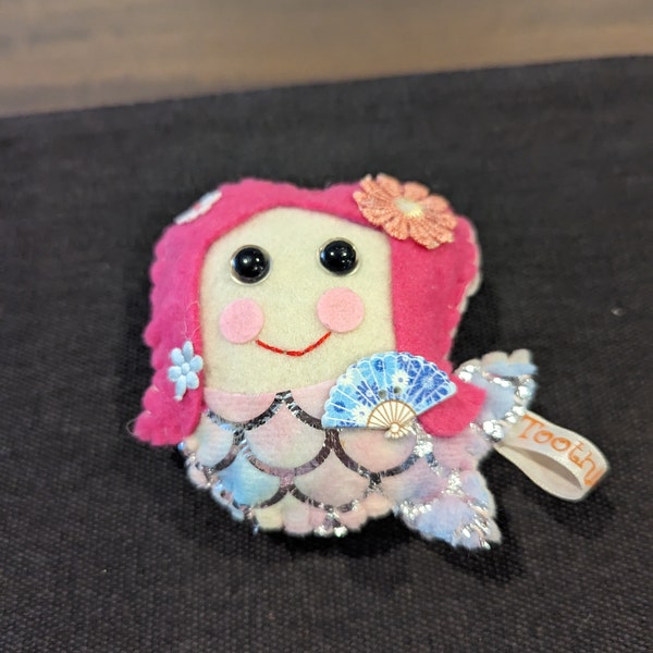 Toadstool Tooth Fairy Pillow, Handmade in Sydney - Etsy
