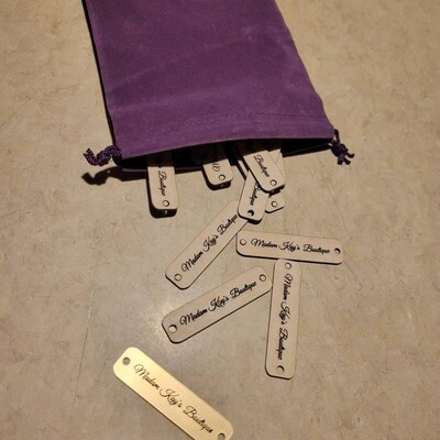 Custom Plastic Tag, Bag Tags ,handmade Labels for Clothing, Custom ...