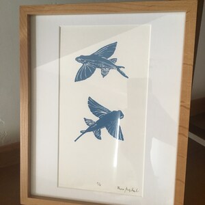 Linocut Ink Octopus Original Art Print, Limited Edition, Zoological ...