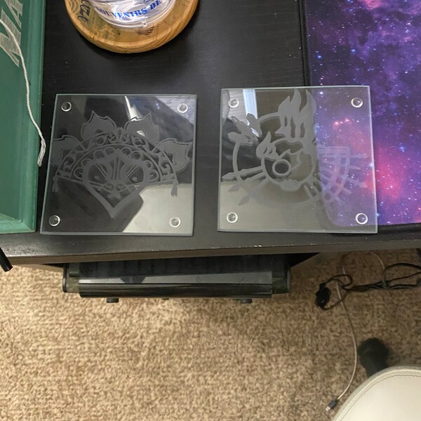 FFXIV Etched Coasters - Etsy