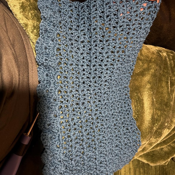 Crochet Dress PATTERN: Mountain Laurel // Boho Button Down Frock for ...