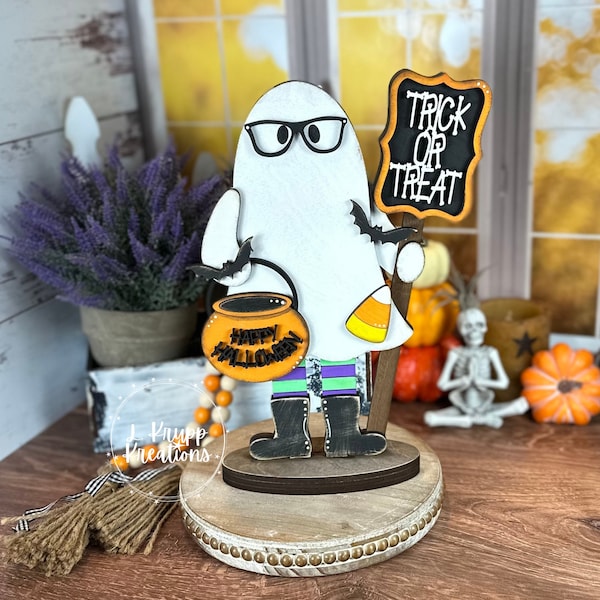 Halloween Ghost Countdown SVG File | Laser Cut File | Standing Ghost ...