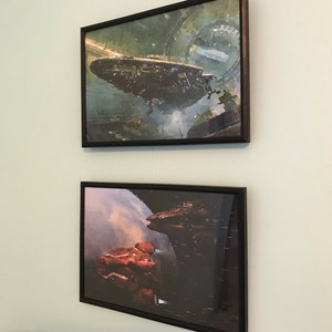 Watercolor Art Home Decor Mass Effect Game Art Poster Video - Etsy