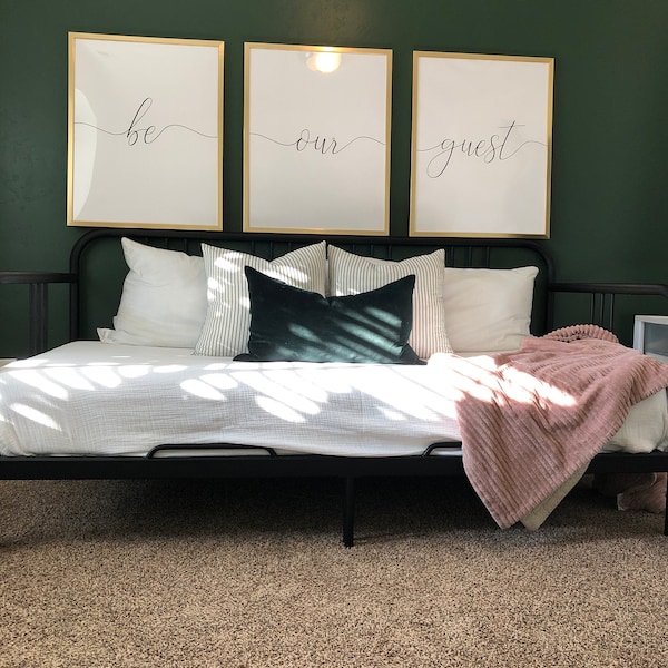 Be Our Guest Set of 3 Prints Be Our Guest Printable Wall Art Guest Room ...