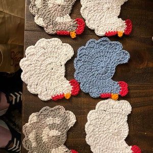 Pattern Crochet Chicken Coaster Pattern Crochet Pattern Crochet Chicken ...