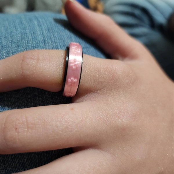 Custom Fidget Ring Spinner Rings Custom Pattern, Color, Stim Ring ...