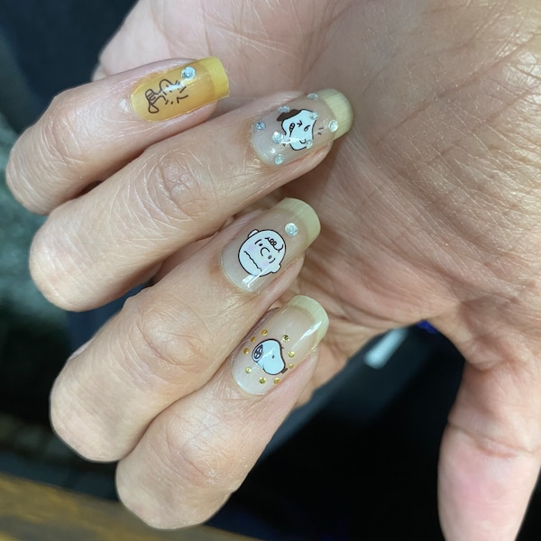 Pink Aqua Blue Abstract Ombre Nail Wraps / Monet Water Lilies Nail ...