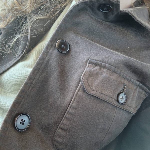 11.4/12.5/15/18/20/23mm Corozo Buttons Black White Gray Khaki Brown 4 ...