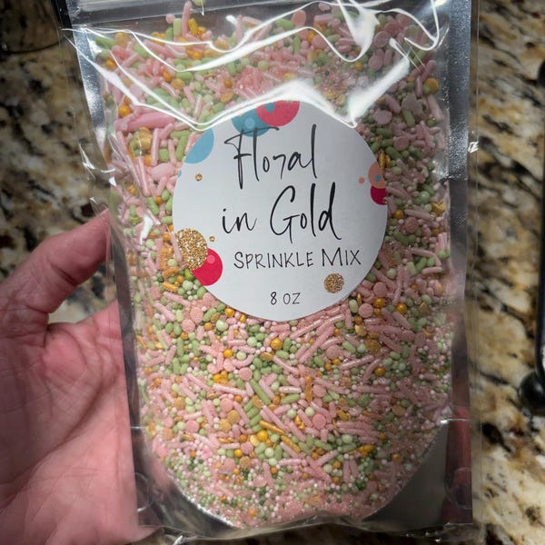 Sprinkle Mix Navy and Gold Sprinkle Mix -- Star Night Navy Birthday ...