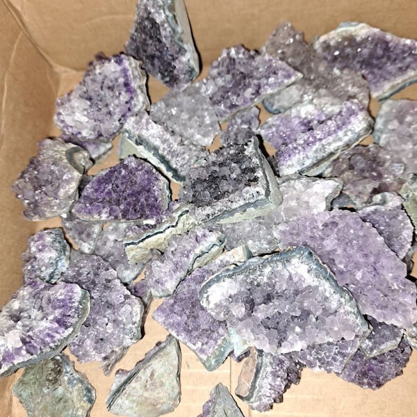 Wholesale Amethyst Cluster Box: 'B' Grade Lots Full of CRAZY CHEAP ...