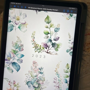 Sakura Cherry Blossom Goodnotes Stickers Botanical Digital - Etsy