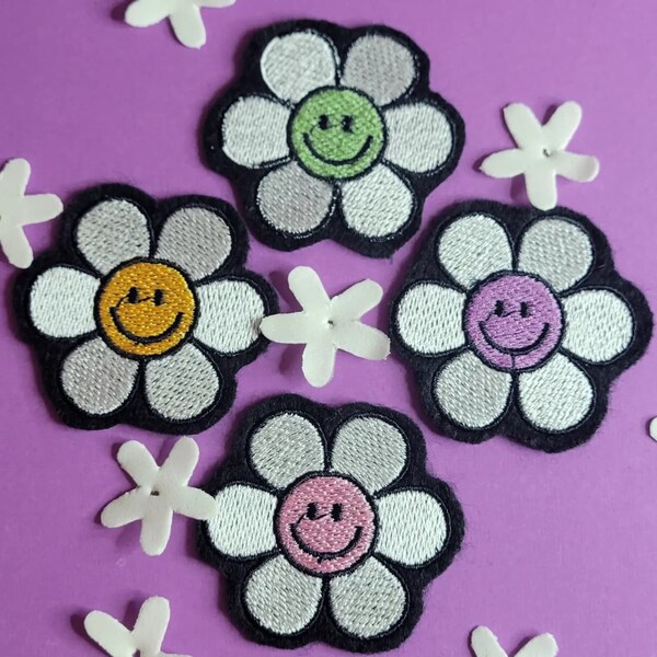 Mini Flower Smile, Daisy Smile, Emoji Happy Flower Smile Machine ...