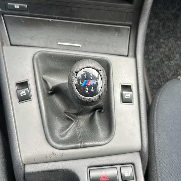 Leather Gear Shift Knob for BMW E30,E32,E34,E36,E38,E39,E46,E53 - 5-speed M - Etsy