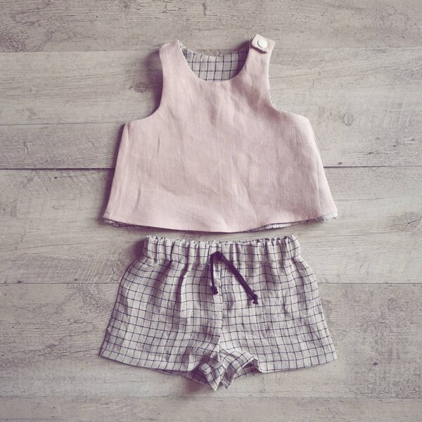 Reversible Tank Pattern | Tank Sewing Pattern Pdf | Girls Shirt | Sizes ...