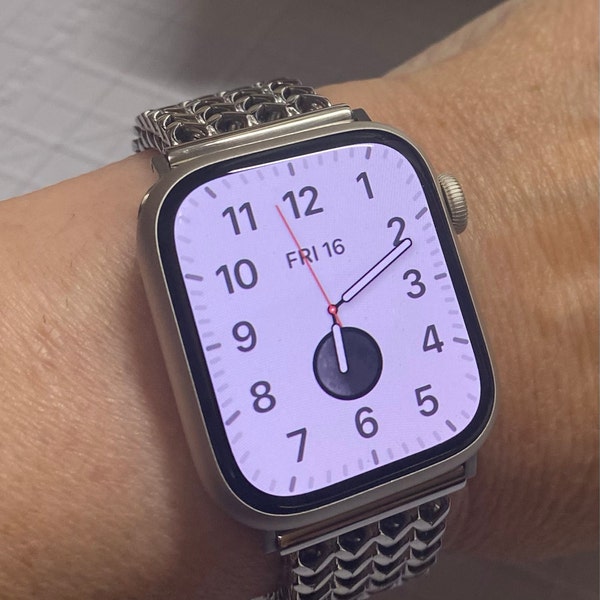 ALEXIS Apple Watch (iwatch) Stainless Steel Band - Etsy
