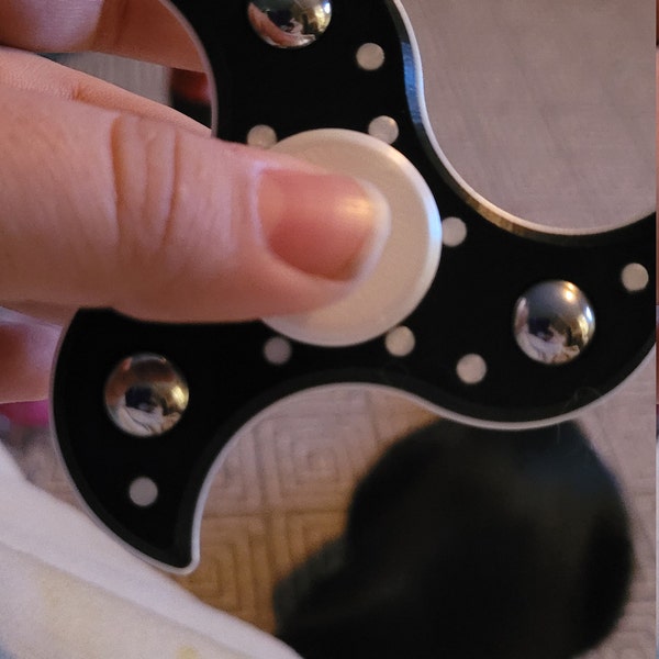 The Galaxy Blue & Yellow Fidget Spinner Spinny Mcspinface - Etsy