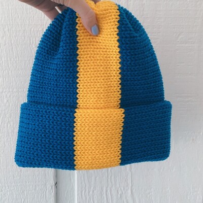 Horizontal Stitch Hats PATTERN PDF for Addi Express Kingsize Knitting ...