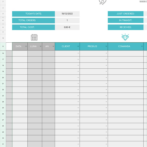 Employee Training Excel Template | Training Matrix | Skills Matrix ...