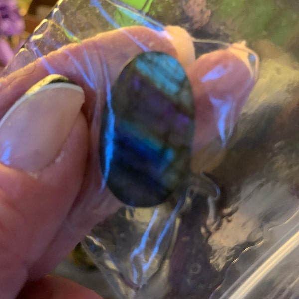 Amazing Unique Multi Rare Flashy Natural Labradorite Cabochon Pendant ...
