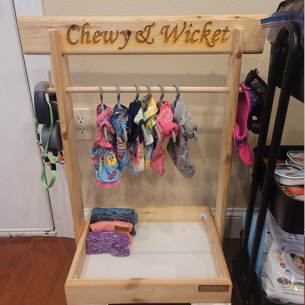 Personalized Dog Clothing Storage, Wardrobe for Dog Clothes, Dog ...
