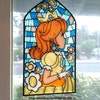Princess Daisy Mario Stained Glass SVG and PNG Digital Files Great for ...