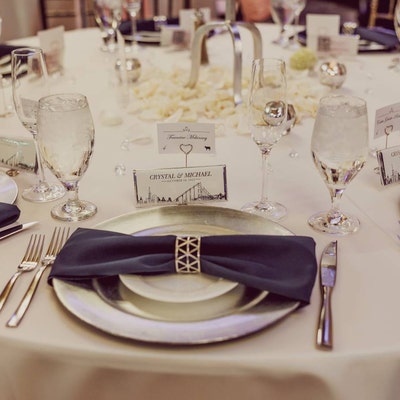 Place Cards PRINTED With Names and Meal Icons Rustic Wedding Seating ...