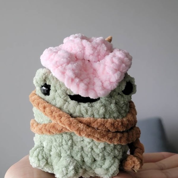 Cowboy Frog Crochet Pattern / Frog With Cowboy Hat and Lasso Crochet ...
