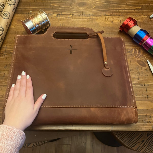Custom Laptop Bag, Personalized Laptop Bag, Leather Laptop Bag, 15 ...