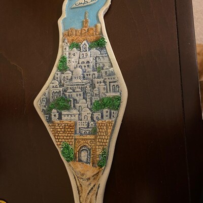 Handmade Palestinian Embroidery MAP of Palestine - Etsy
