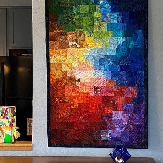 Contemporary Art Quilts by ArtQuiltsBySharon on Etsy