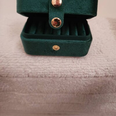 9 Colors Velvet Ring Box, Engagement Ring Box Double and Single Slot - Etsy