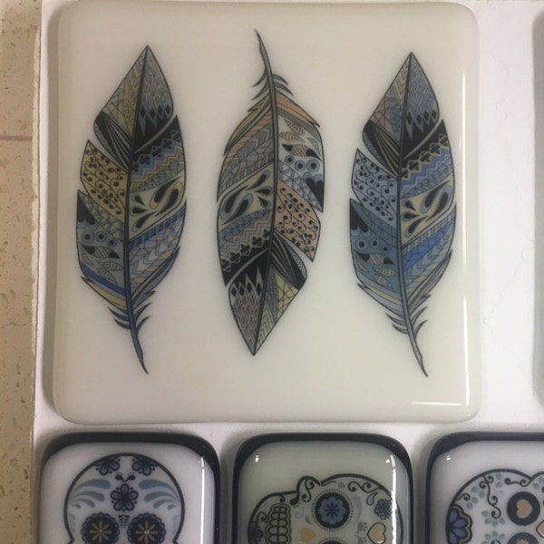 Cheyenne Feathers - Ceramic Decals- Enamel Decal - Glass Decal ...