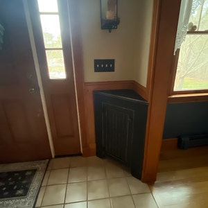 Small Corner Hutch, Solid Wood Corner Cabinet, Primitive Corner Hutch ...