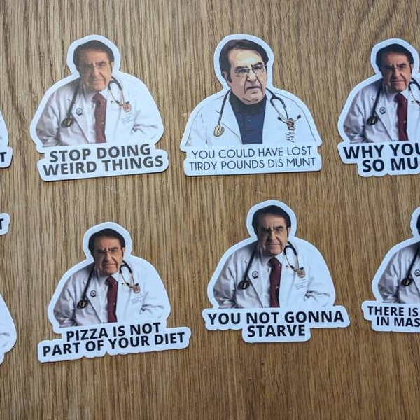 Dr. Nowzaradan Meme Sticker pizza is Not Party of Your Diet Funny ...