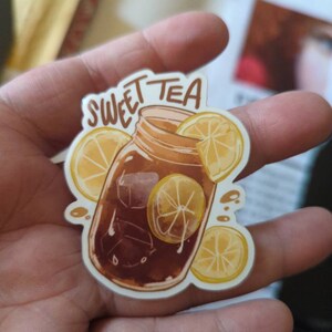 Sweet Tea Vinyl Sticker - Etsy