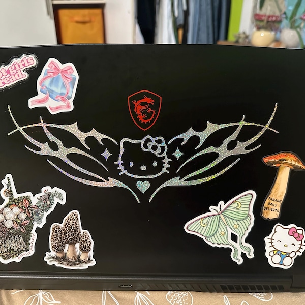 Mifffy Bunny Tramp Stamp Decal Cute Car Sticker Cute Bumper Sticker ...