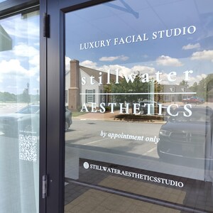 Customizable Business Window Decal / Your Company Name or Logo ...