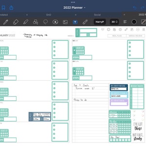 Digital Note Taking Goodnotes Notability Template College - Etsy