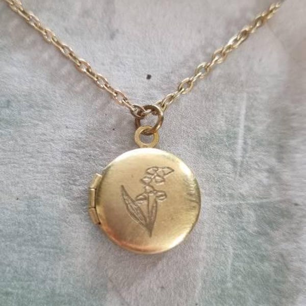 Sterling Silver Art Deco Locket, Personalised Round Photo Locket, 1920s ...