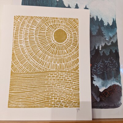 Moby Dick Print the Elusive White Whale Black Block Print Linocut ...