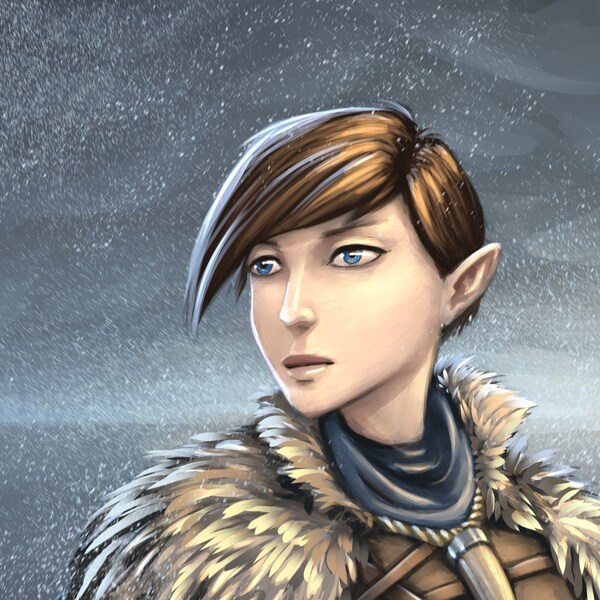 Painterly Character Portrait Commission (digital) - Etsy