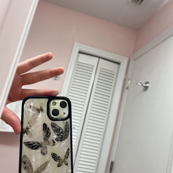 Natural Abalone Shell iPhone Case: Shimmering Protective Cover - Etsy