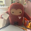 Monster Stuffed Animal in Light Blue and Beige, Cute Monster Stuffed ...