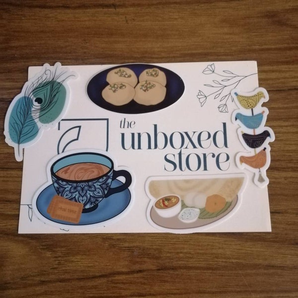 Desi Indian Sticker Set: South Asian Stickers, Laptop Decals - Etsy