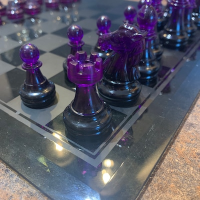 Resin Chess Set All Colors Available 45mm King Small - Etsy