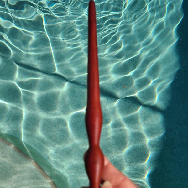 Zebrawood Ritual Wand – Pagan Altar Wand - Etsy