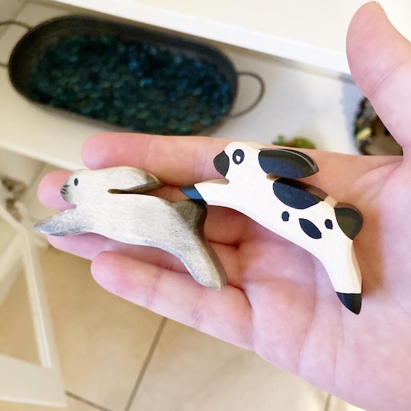 Wooden Bunny, Wooden Toys, Wooden Rabbit, Eco-friendly Wooden Easter ...