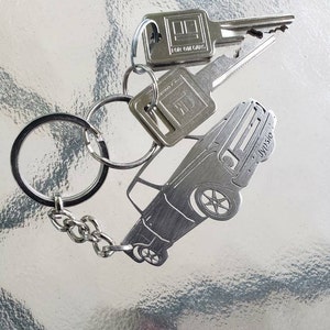 F250 1988 Custom Keychain, Personalized Keyring, Stainless Steel ...