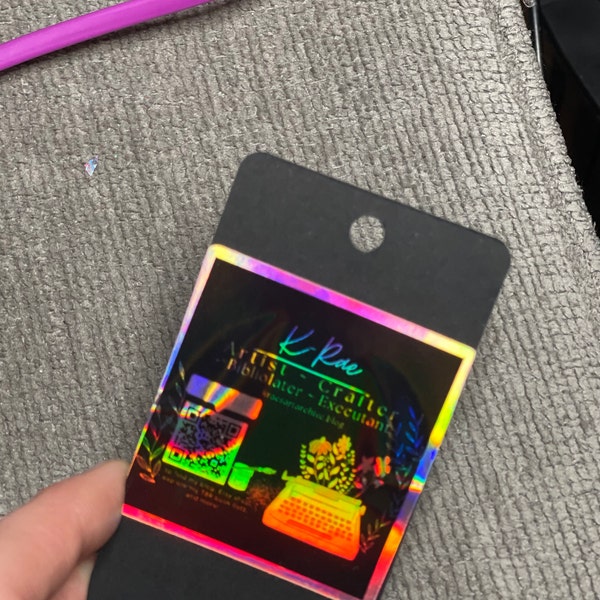 Custom Holographic Stickers - Die Cut Stickers - Waterproof Vinyl ...